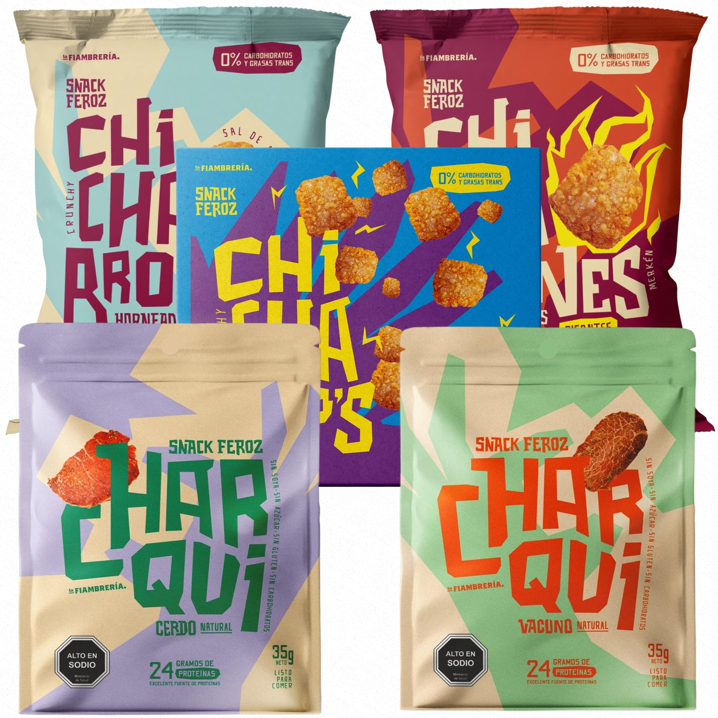 Snacks Proteicos | Charqui de Cerdo y Vacuno. – SnackFeroz